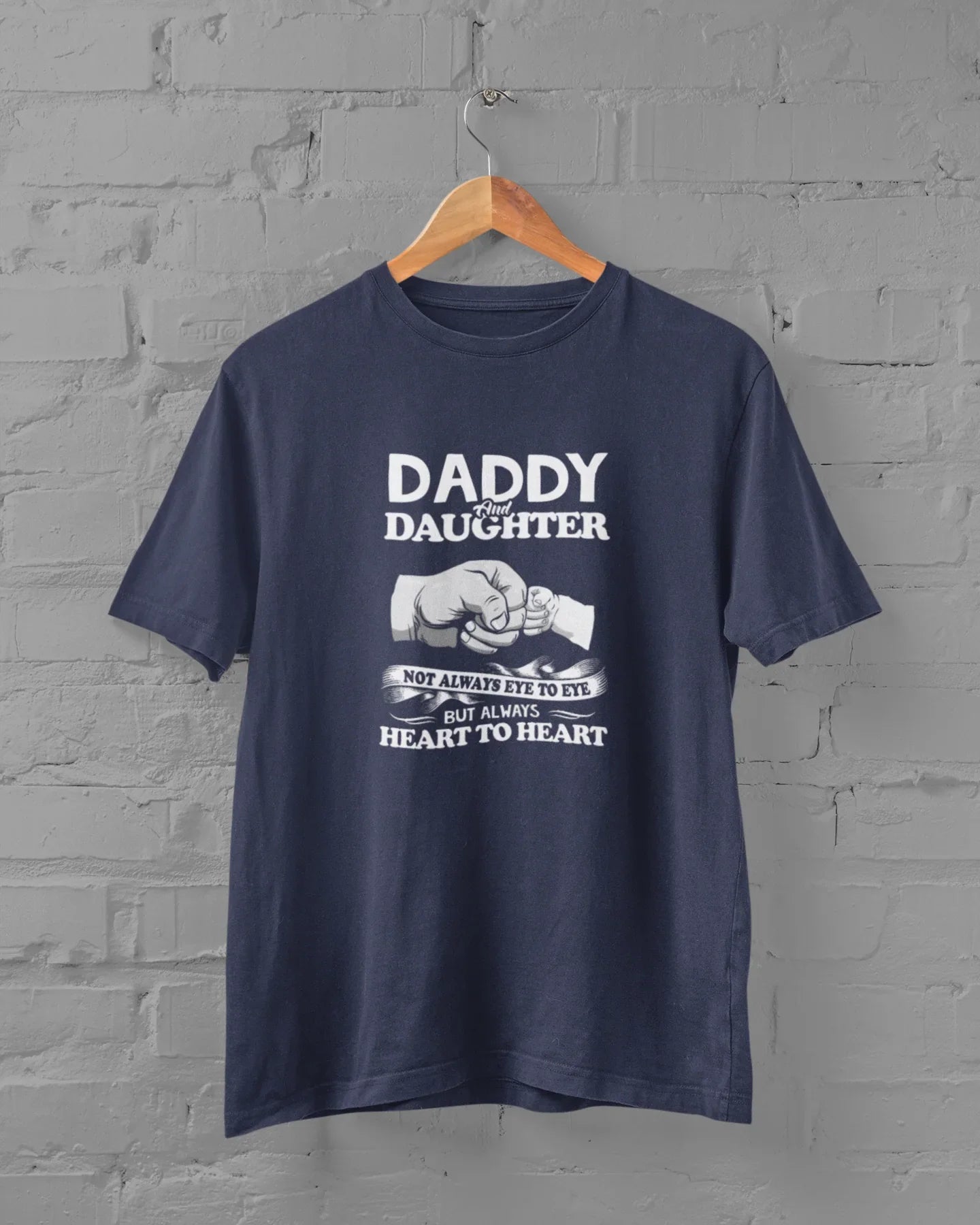 Daddy and Daughter Not Always Eye to Eye Unisex Plus Size T-Shirt ...